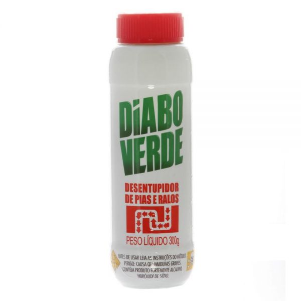 Desentupidor Granulado 300g Diabo Verde
